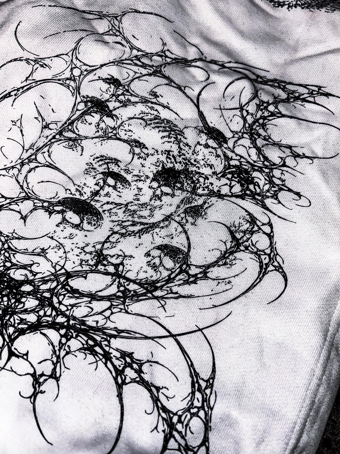 TFD II — Light Devoured Zip-Up Hoodie (Bleached Void) – Veilbound